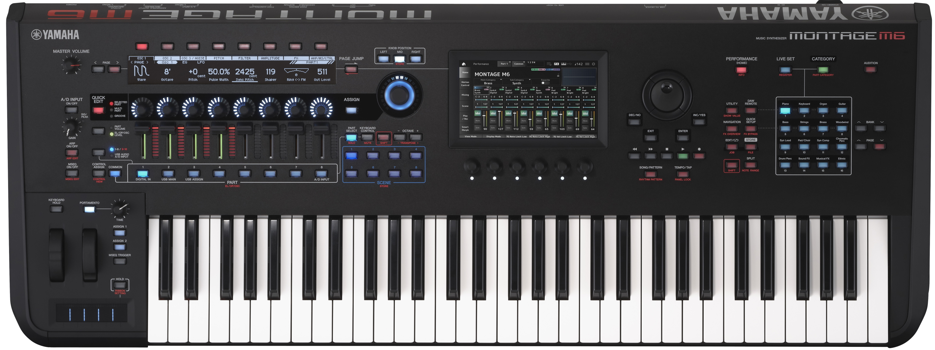 Yamaha MONTAGE M: Next Generation Synthesizer unveiled